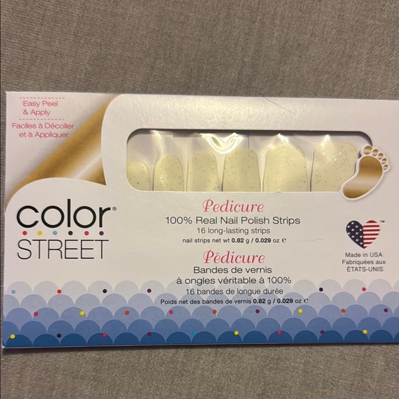 Color Street | Makeup | Color Street White Nail Polish Strips Puka ...